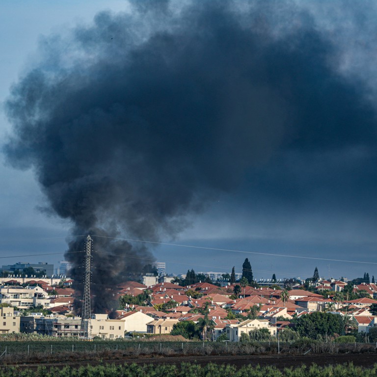 Israel says at ‘war’ after Hamas’ rocket barrages, militant ...