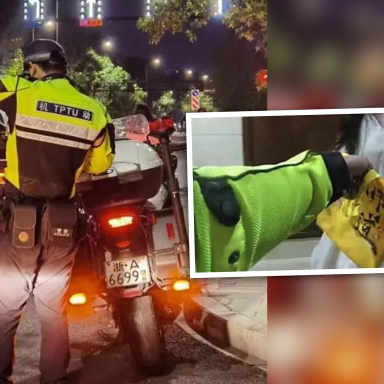 ‘Don’t worry, I’ll deliver it’: caring China police officer helps food ...