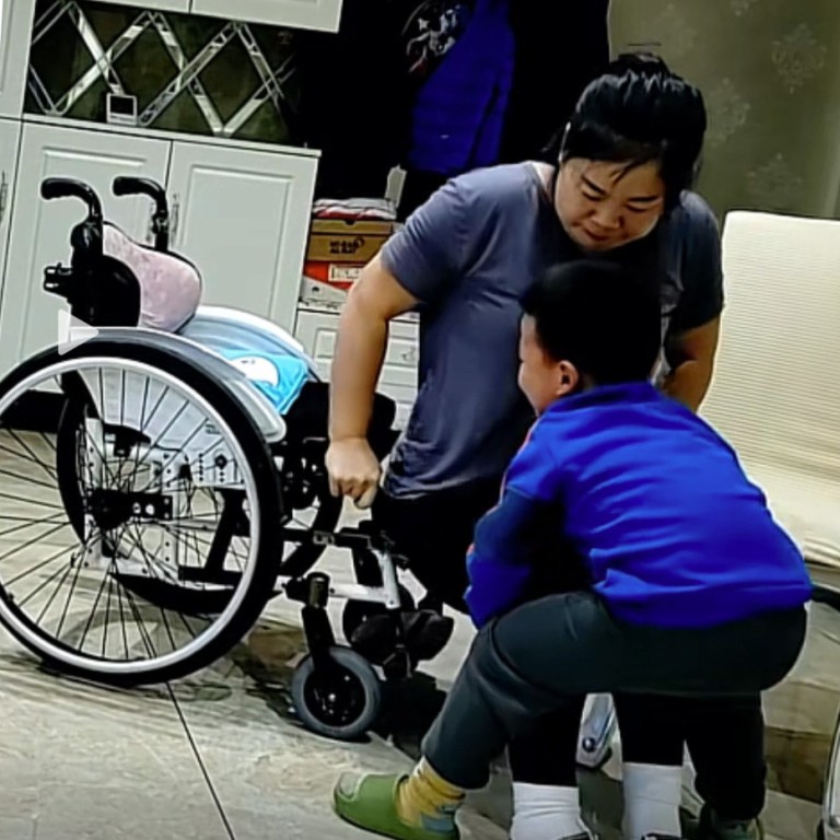 ‘An angel’: persistence of little Chinese boy helping disabled mother ...