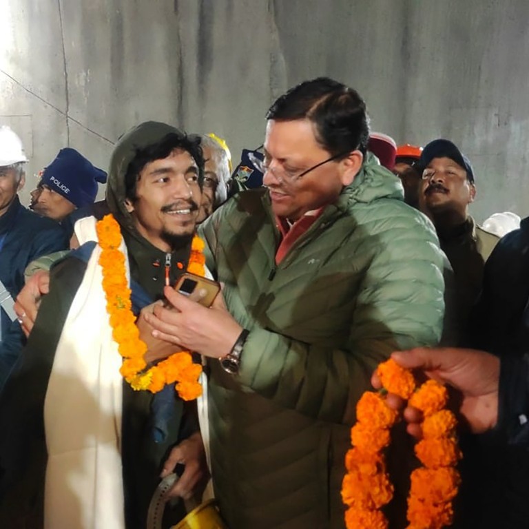 All 41 Indian workers trapped in collapsed Himalayan tunnel for 17 days ...