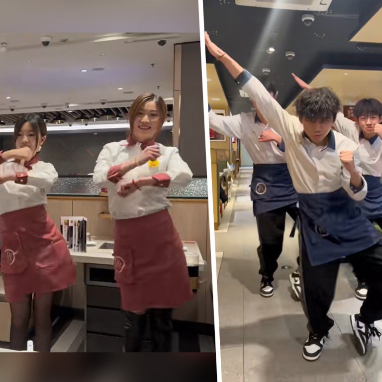 ‘Too vulgar’: waiter’s hip-twist intimate dance with woman customer ...