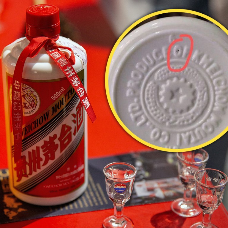 China men drilled small holes into 76 bottles of pricey Moutai ...