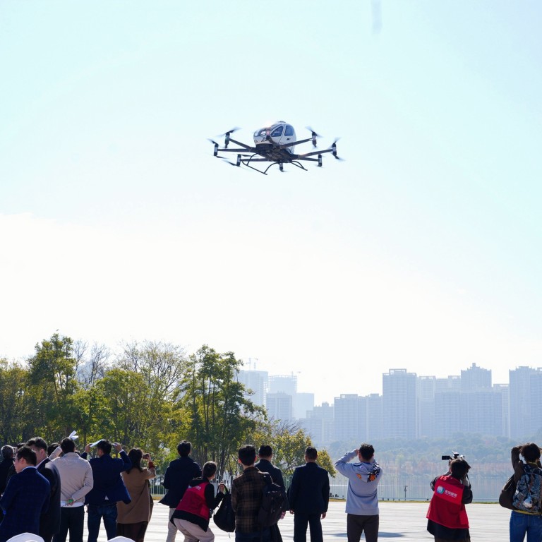 China’s low-altitude economy takes to the skies as unmanned passenger ...