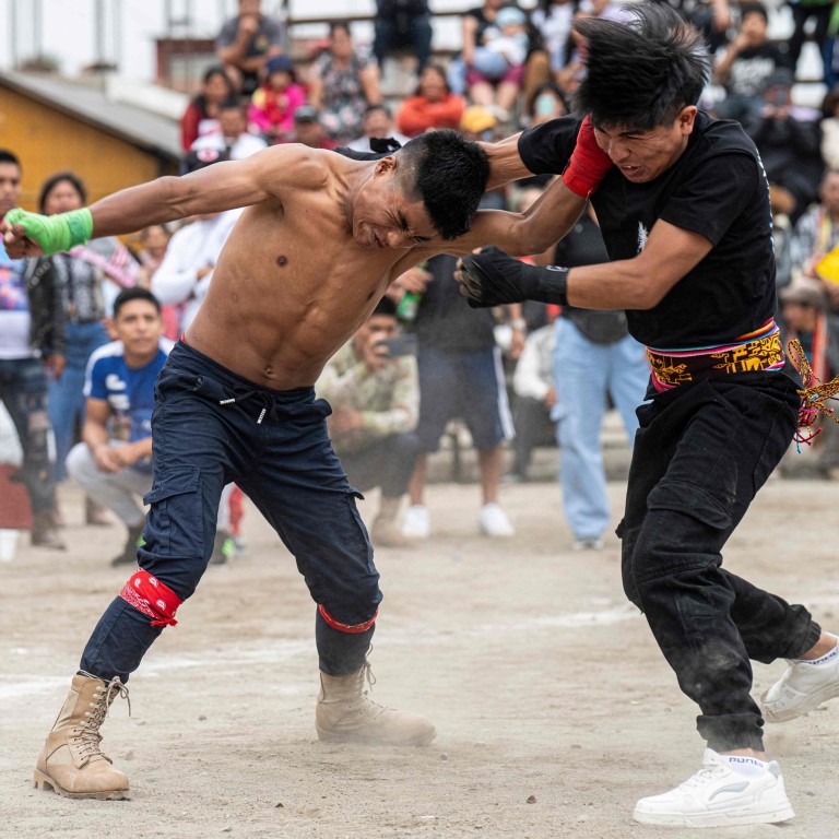 In the Peruvian Andes, the new year is welcomed with a punch-up, then a ...