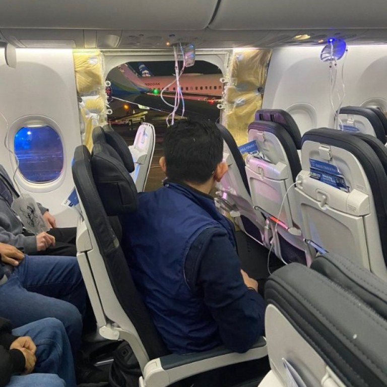US grounds Boeing 737 Max 9 planes after mid-air window blowout on Alaska Airlines flight ...