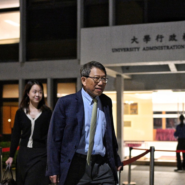Chinese University of Hong Kong president Rocky Tuan quits, cites ...