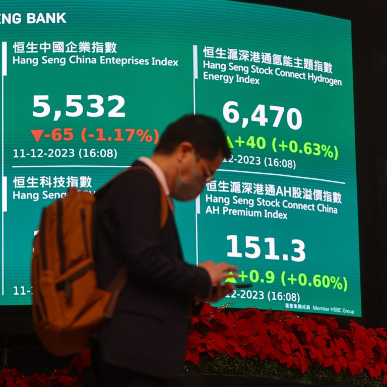 Hong Kong stocks surrender gains with market logging third weekly slump ...
