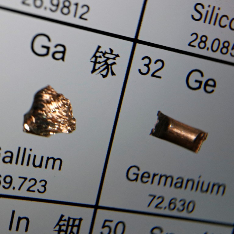 China’s gallium and germanium exports tumble as controls on shipments ...