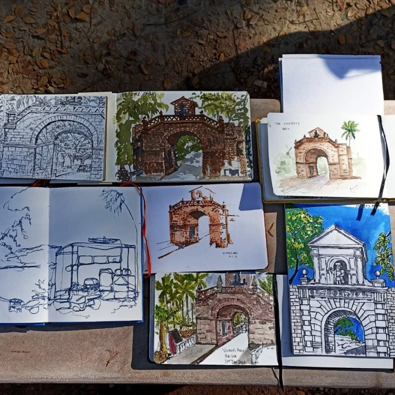 Urban sketchers showcase beauty and stories of India’s cities, 1 ...