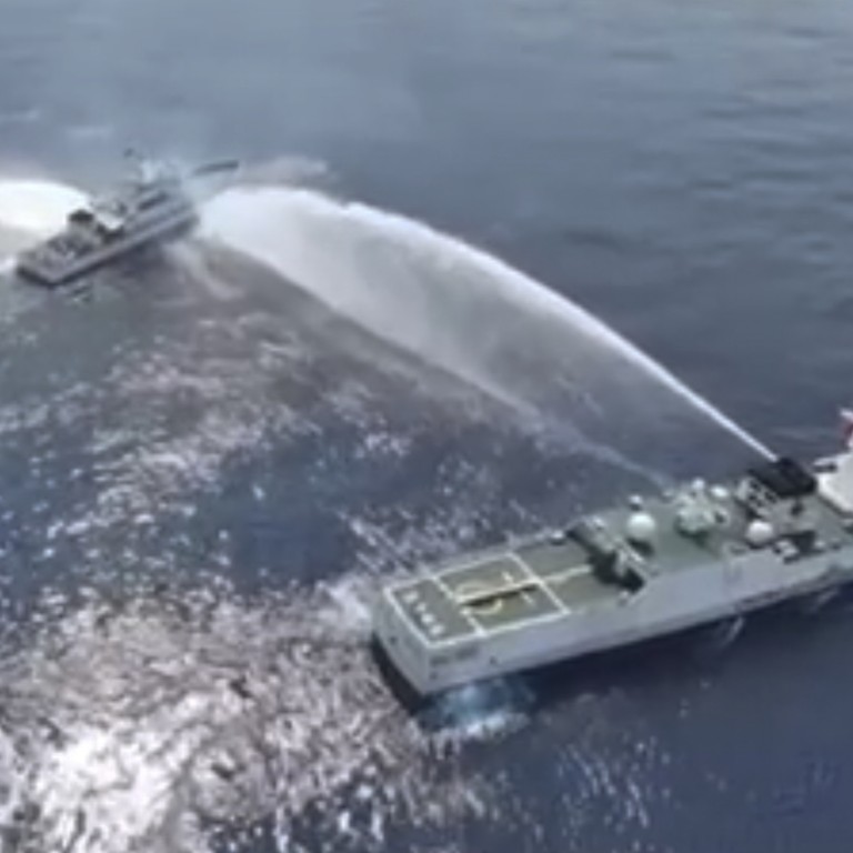 South China Sea: Philippines summons Chinese diplomat over water cannon attack | South China ...