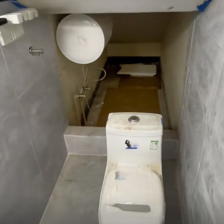 Tiny 53-sq-ft Shanghai flat with bed behind toilet for US$40 a month ...