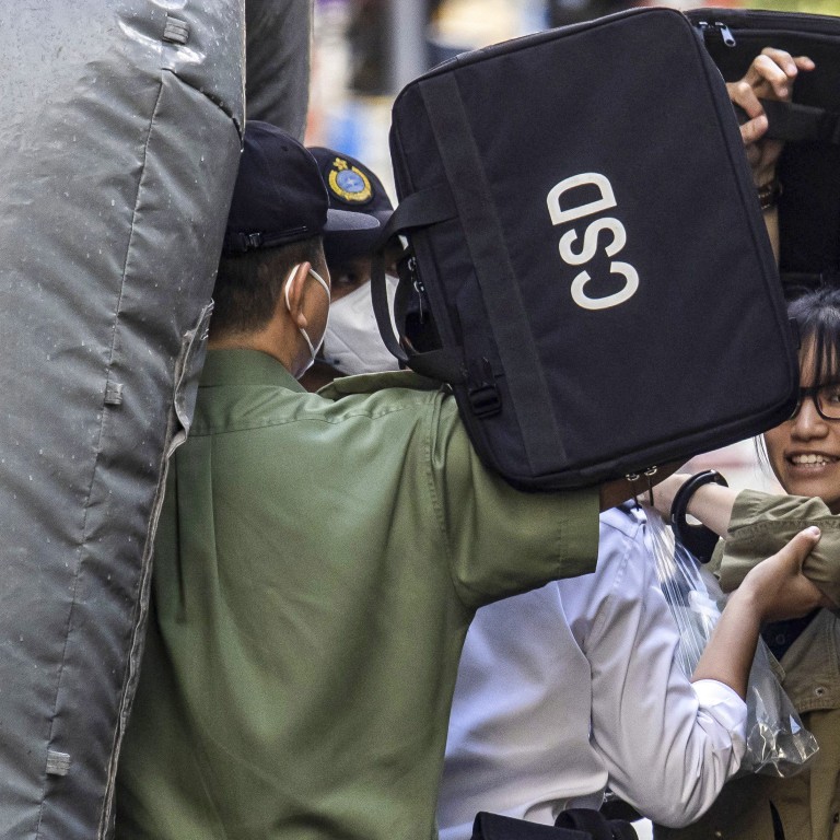 Who are the 6 suspects arrested along with Chow Hang-tung for allegedly breaching Hong Kong’s ...