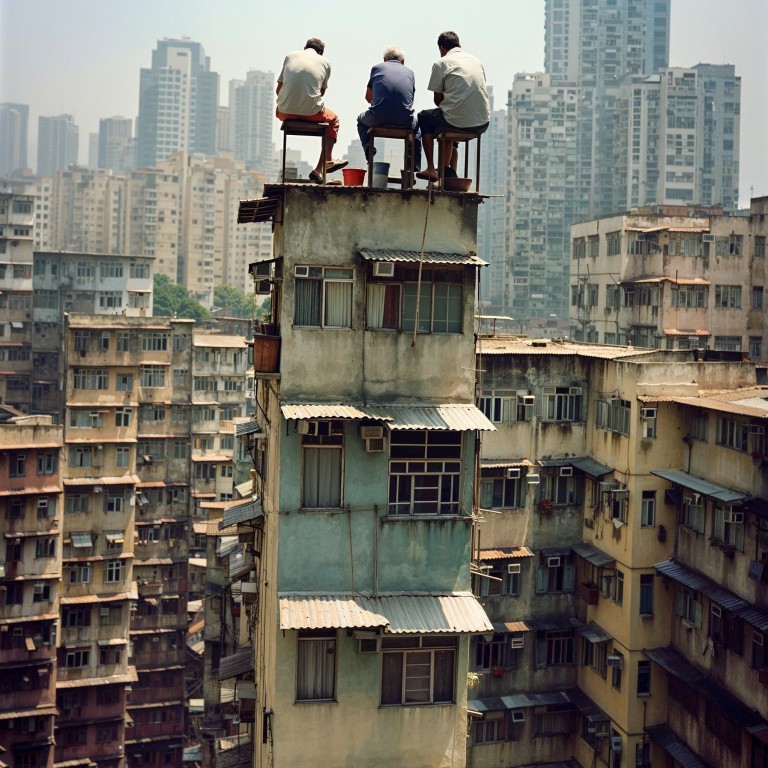 Kowloon Walled City brought back to life on Instagram using AI, in ...