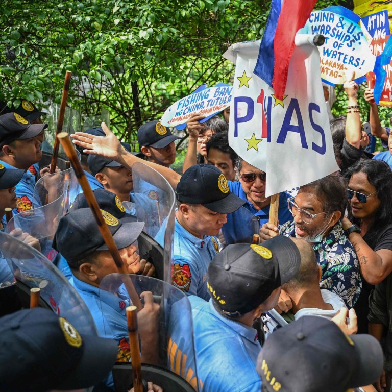 South China Sea: Philippine fishermen protest against new rule for ...