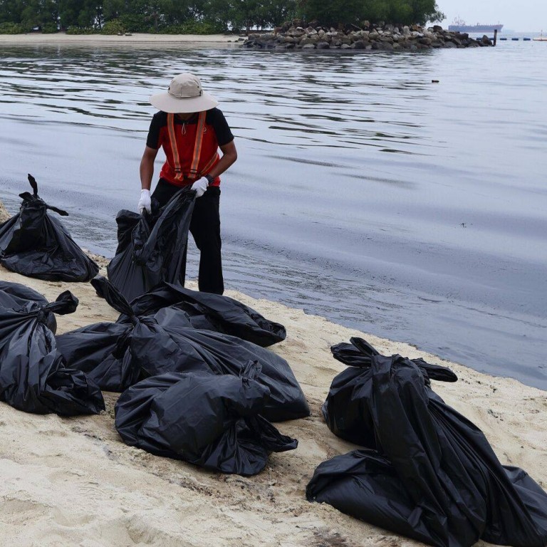 Singapore oil spill ‘largely cleaned now’ after ‘good progress’ made at ...