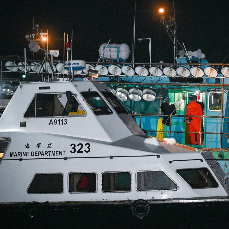 Hong Kong marine authorities investigate 5 fishing boats for improper ...