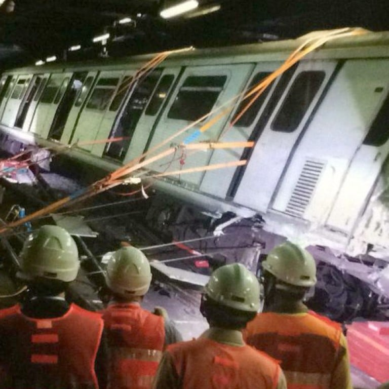Mtr ‘may Need Days To Cut Up Carriage Derailed In Hong Kong Train