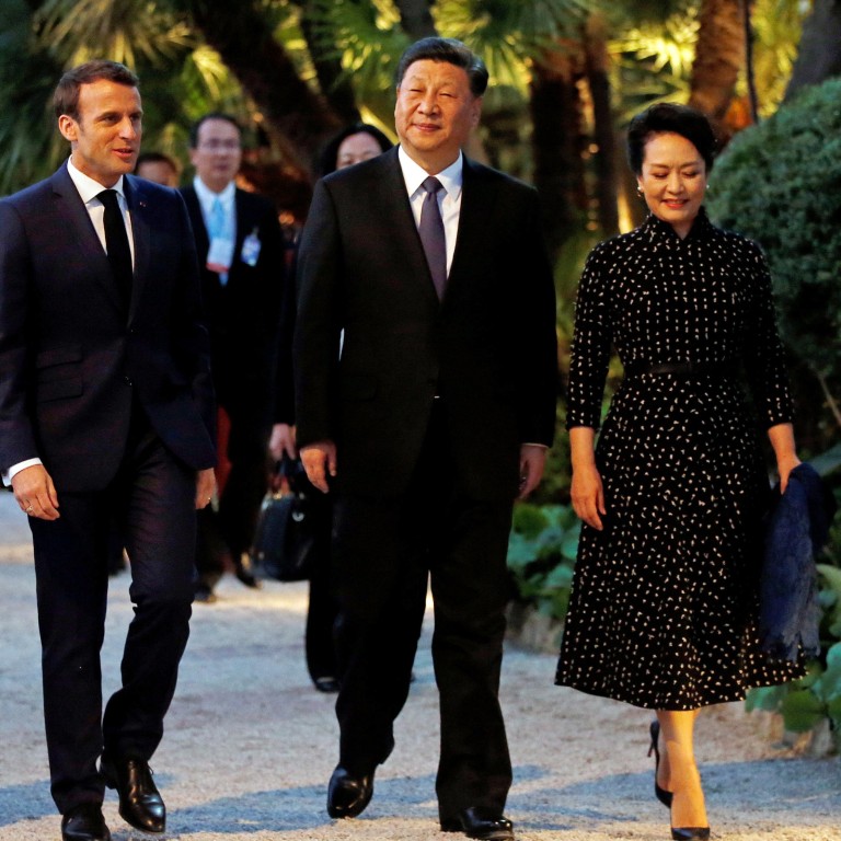 Chinese President Xi Jinping meets French President Emmanuel Macron ... Chinese President Xi Jinping meets French President Emmanuel Macron ...