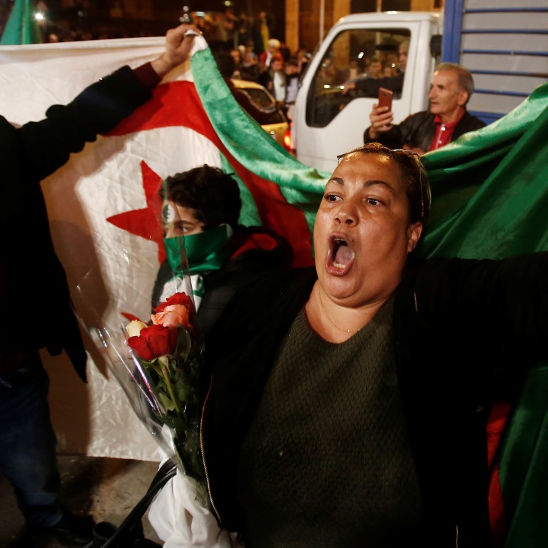 Algerians Rejoice As President Abdelaziz Bouteflika Finally Quits