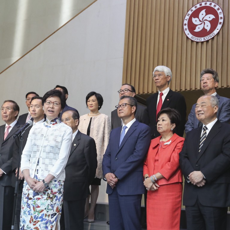 In the spotlight for once, the Executive Council – the de facto cabinet ...