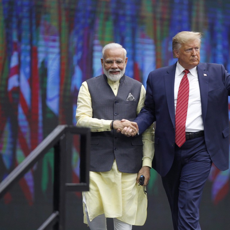 Trump and Modi appear together at Houston rally, finding common cause ...
