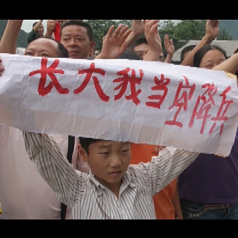 Sichuan earthquake survivor ready to join his airborne heroes at China ...