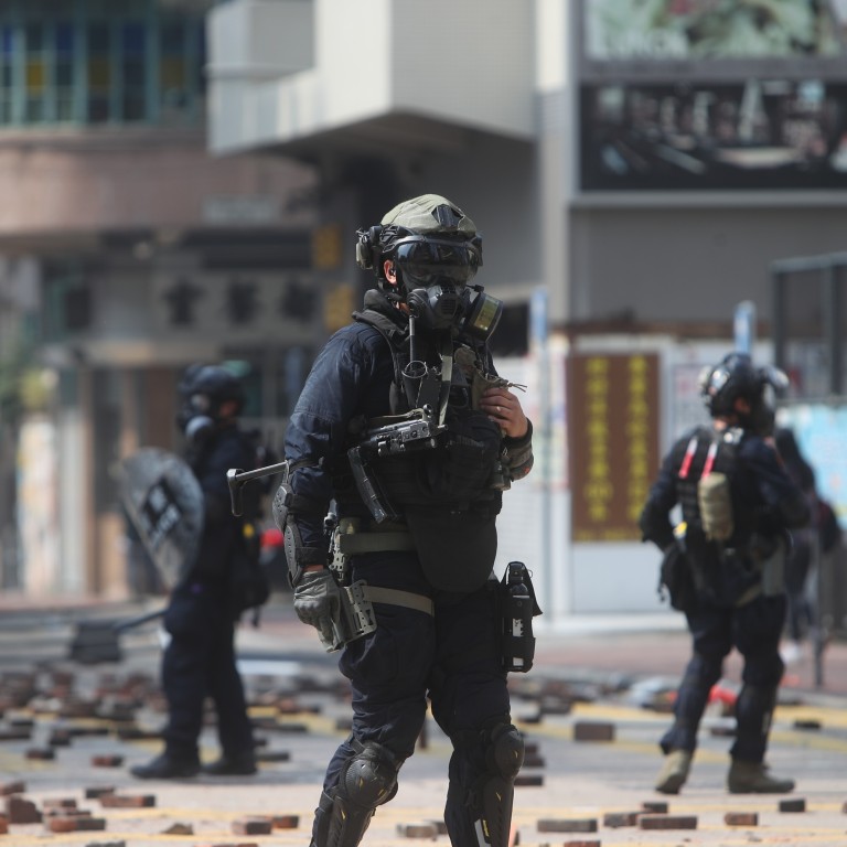 Police respond to more menacing mob attacks by bringing out lethal anti ...