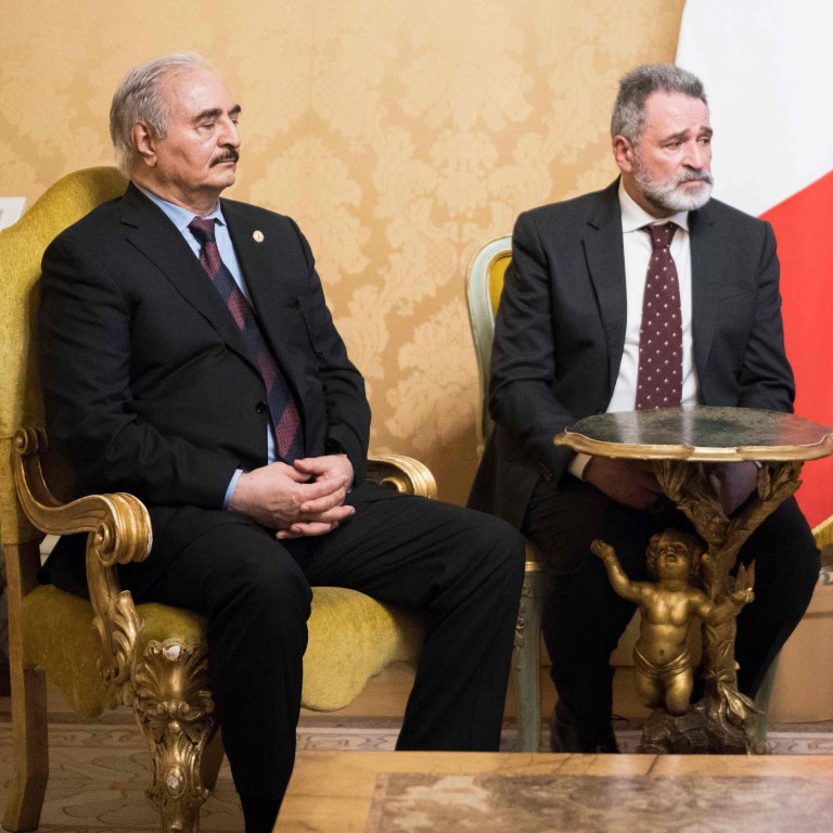 Libyam strongman Khalifa Hifter agrees to long-anticipated ceasefire ...