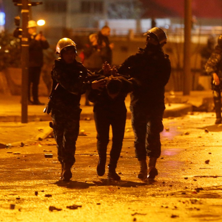 Hundreds wounded as Lebanon protesters clash with police | South China ...