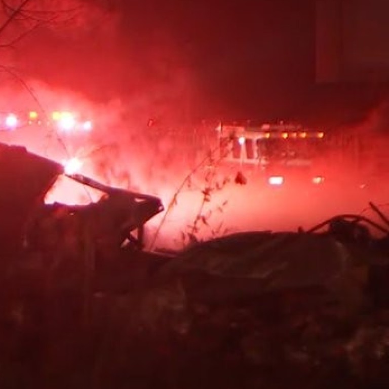 Large explosion rips through building in Houston | South China Morning Post