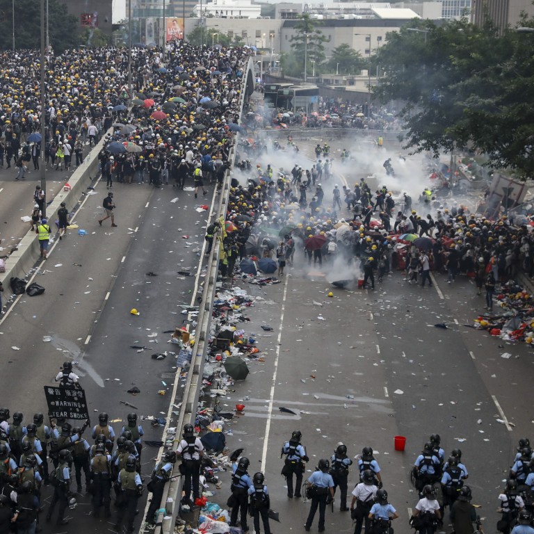 Hong Kong protests: first defendant to plead guilty to riot charge ...