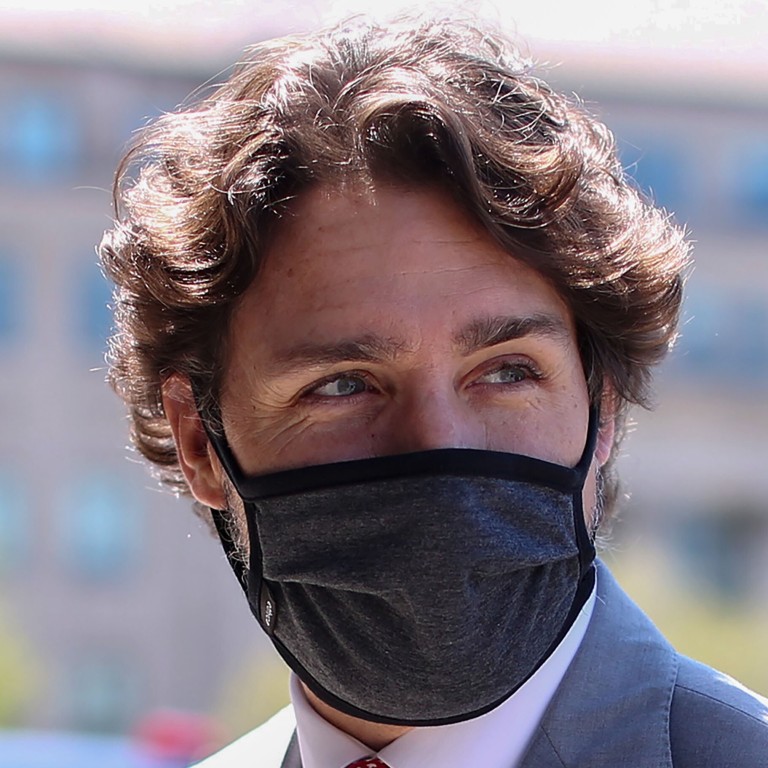 Coronavirus: Justin Trudeau dons face mask as Canada urges public to do ...