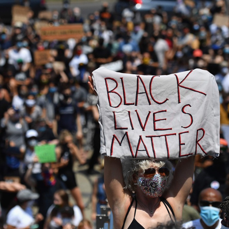 Americans march for racial justice on Juneteenth anniversary, topple ...