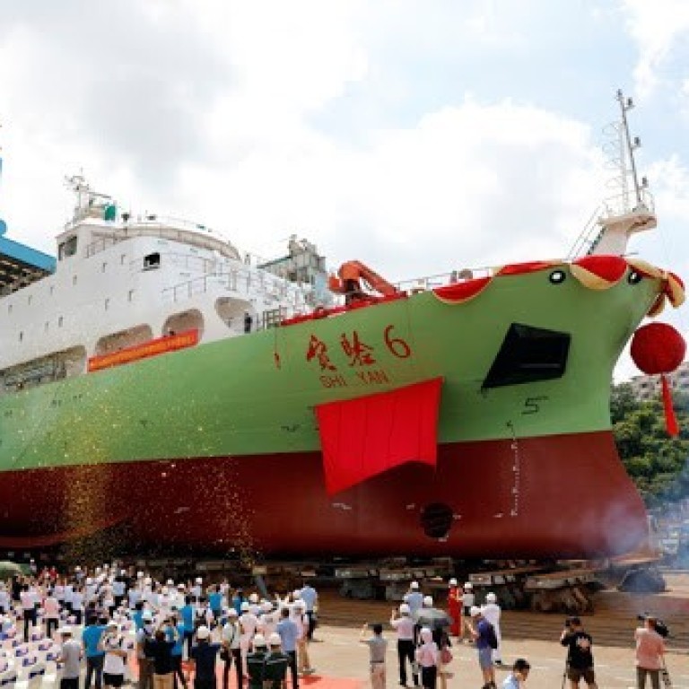 Chinese research ship launched to boost exploration activities ...