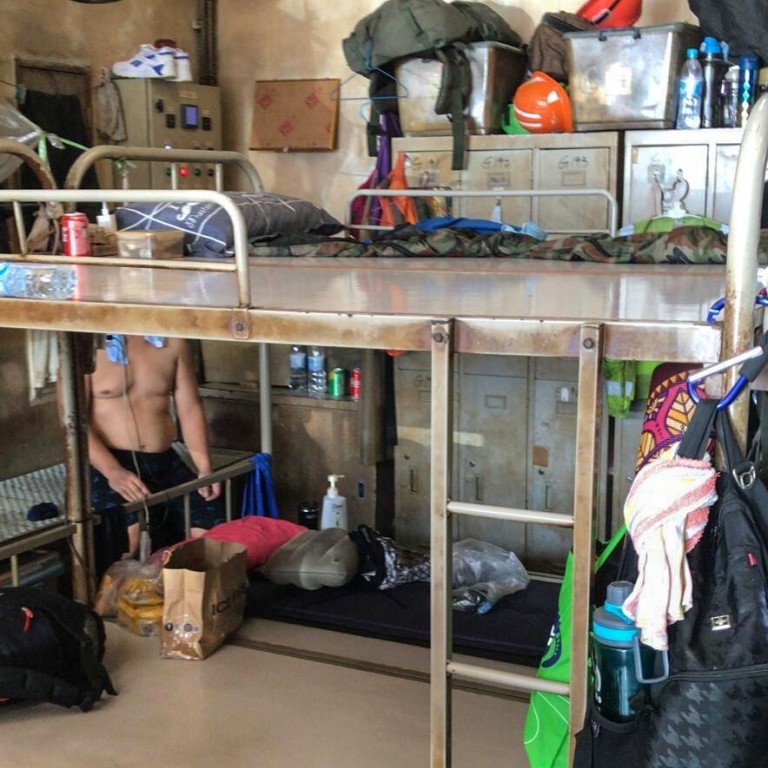 Workers crammed into windowless containers at Hong Kong’s busiest port ...