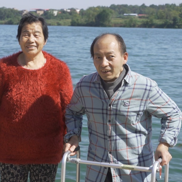 China’s ‘folded man’ finds happiness and hope after life-changing ...