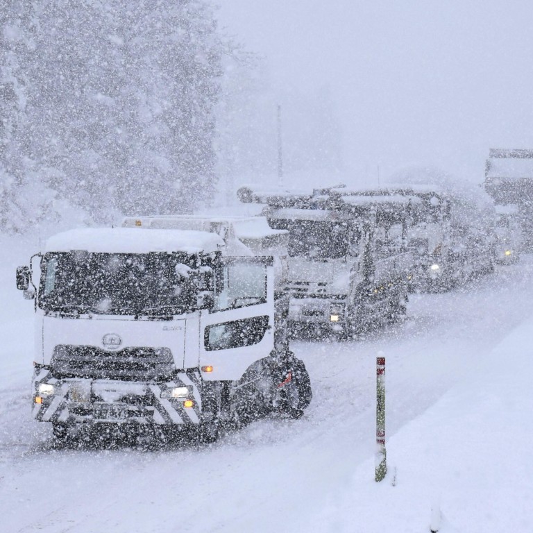 Military deployed as Japan snowfall leaves thousands without power ...