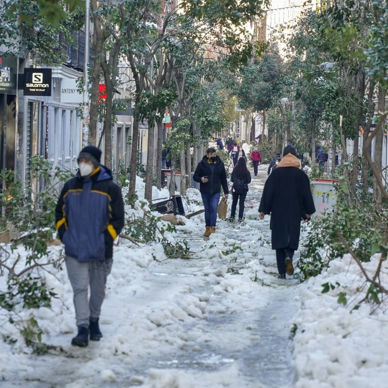 Spain hit by record-breaking cold weather after worst snowstorm in ...