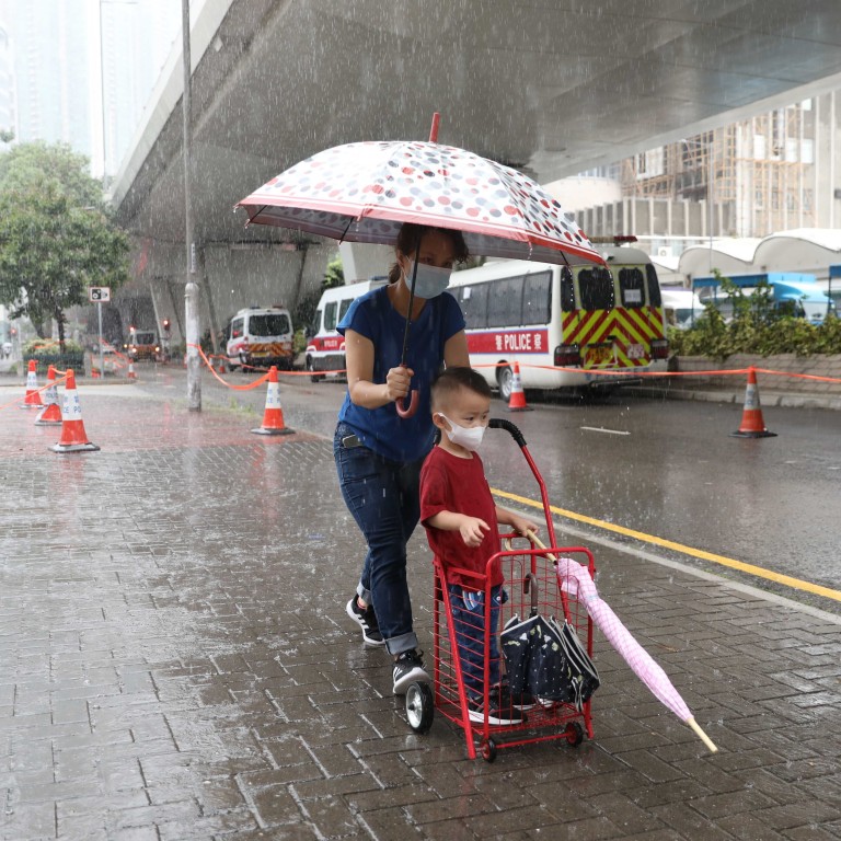 Red rainstorm warning short-lived as Hong Kong Observatory downgrades ...