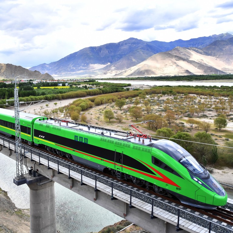 China’s new bullet trains in Tibet run close to disputed Indian border ...