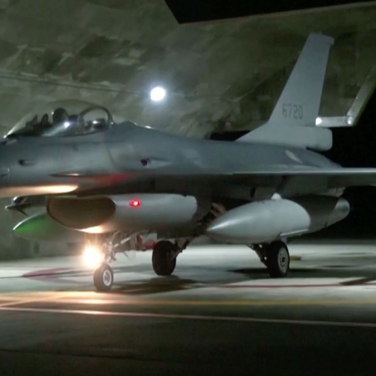 F-16V fighter jet in ground test as Taiwan presses US and Lockheed ...