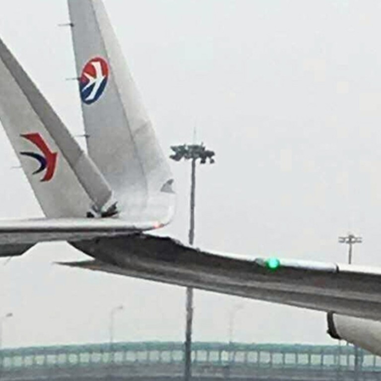 Wings clipped as China Eastern Airline planes collide on Shanghai ...