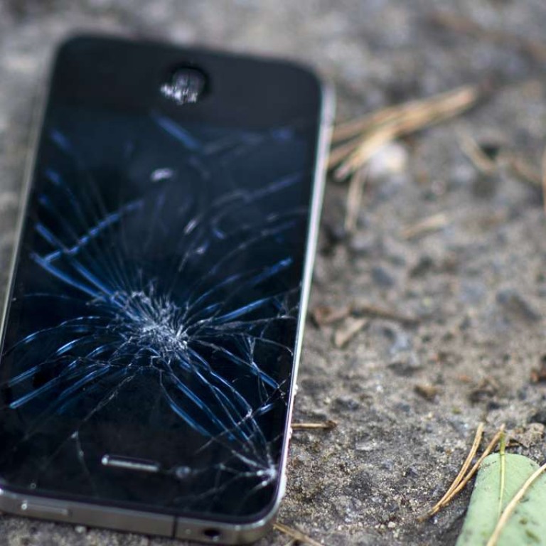 Hongkongers as stressed out by a smashed smartphone as by sitting an ...