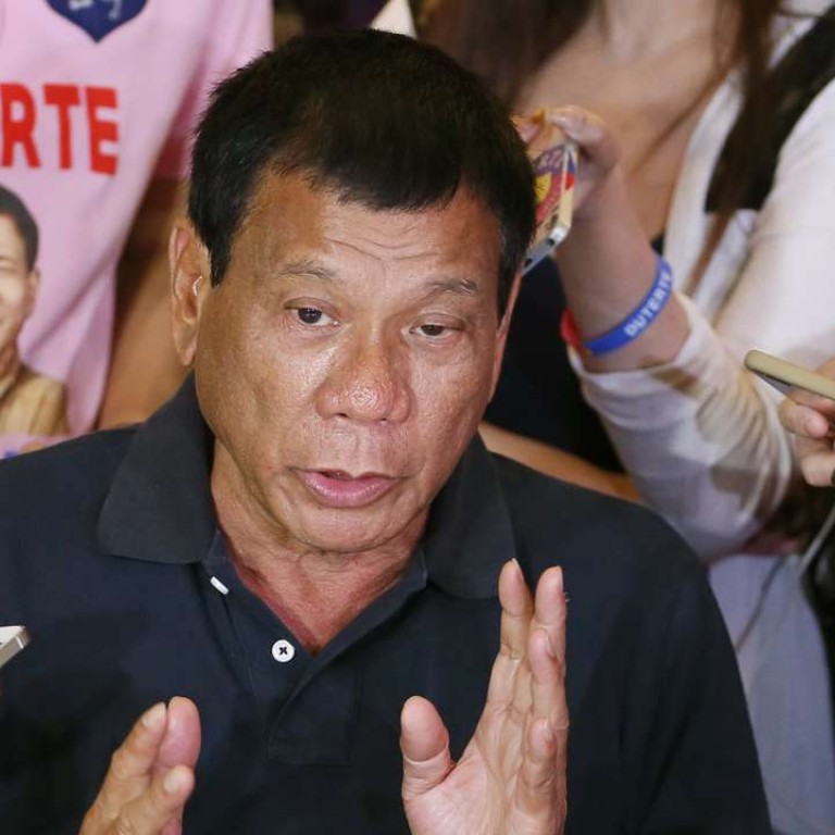 Philippine presidential front runner Rodrigo Duterte challenged to ...