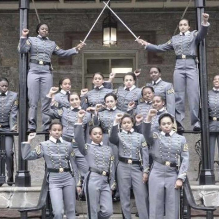 Black cadets cause stir at top US military academy after raising fists ...