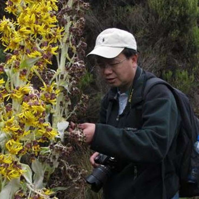A career in bloom: the Chinese professor who discovered a new plant on ...