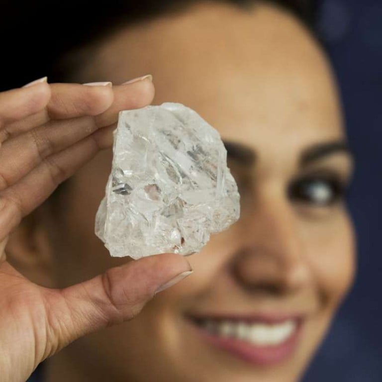 Huge 1,109-carat diamond, as big as a tennis ball, fails to sell at ...