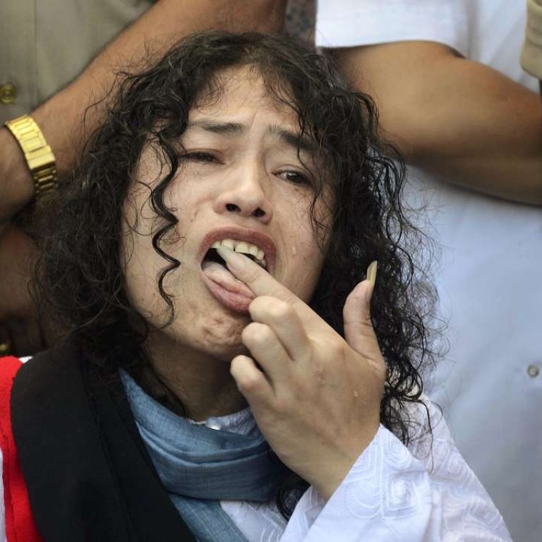 Indian activist Irom Sharmila ends 16-year hunger strike with a lick of ...