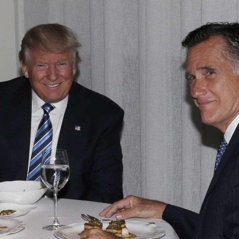In an abrupt about-face, Romney emerges from dinner full of frog legs ...