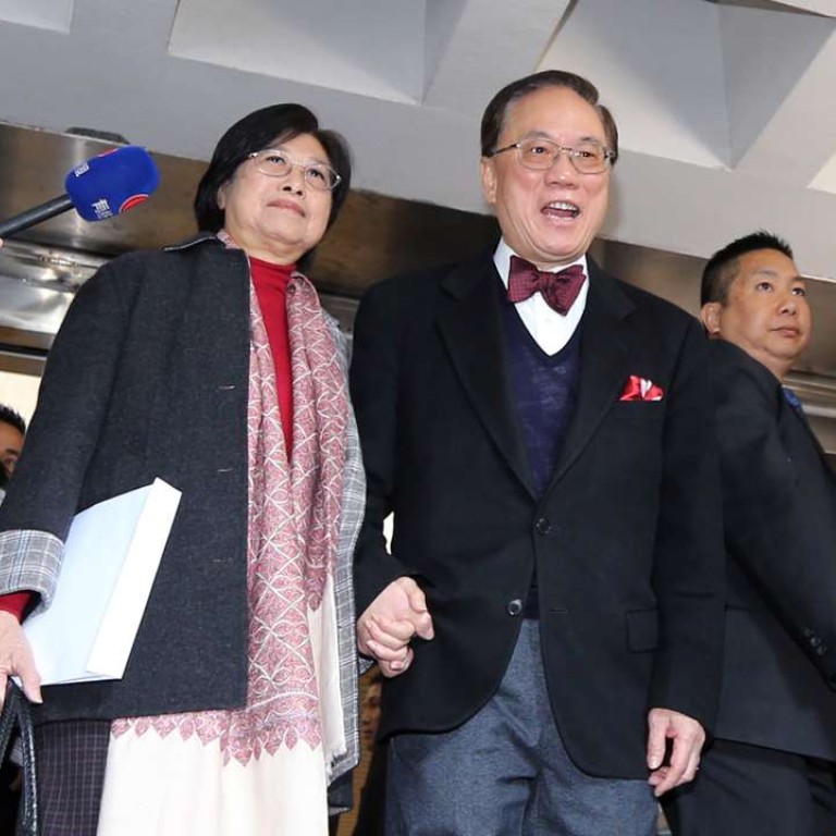 Donald Tsang and wife share tender moment as verdict looms in ...